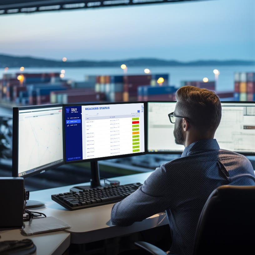Port Automation: Container Terminal Optimization | Position Detection System