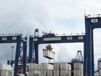 Port Automation: Container Terminal Optimization | Position Detection ...